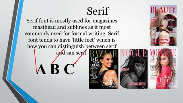 Magazine typography | PPT