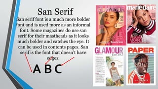 Magazine typography | PPTX
