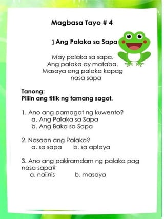 MAGBASA TAYO.......................................... | PDF