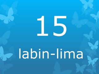 Magbilang Tayo 0 - 20 | PPTX