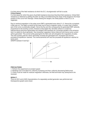 Mag ch of dc shunt generator | DOCX