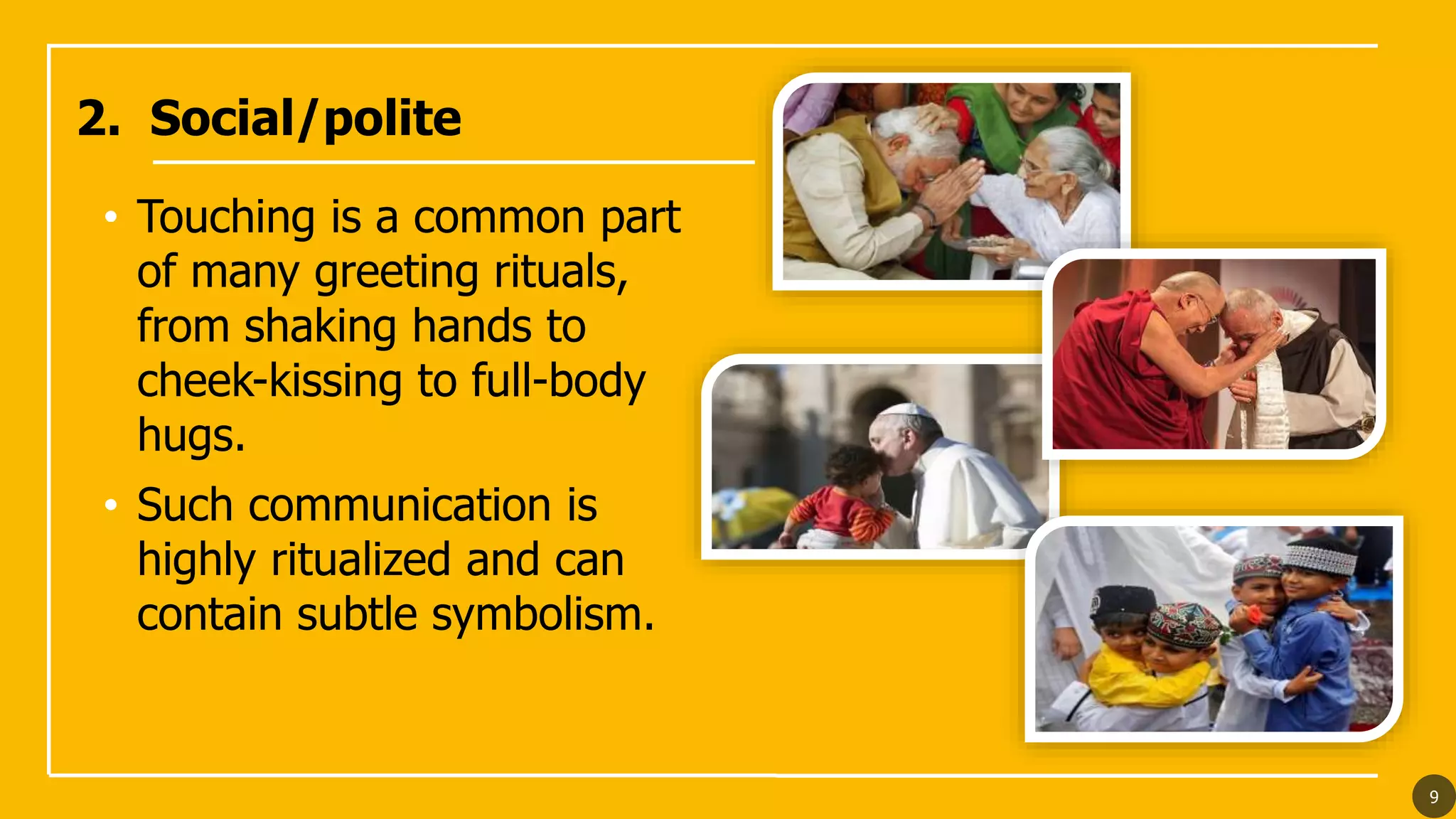 Non Verbal Communication - Haptics | PPTX