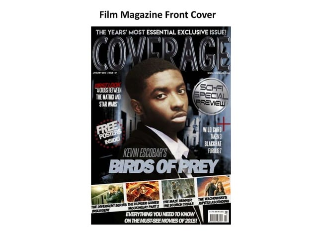 Film Magazine Front Cover Development | PPT