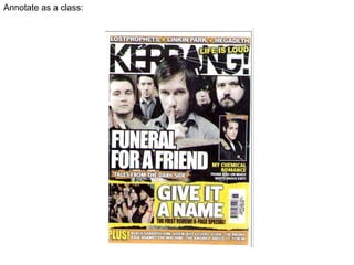 AQA GCSE Media Studies - Coursework assignment 1 - Magazine covers | PPTX