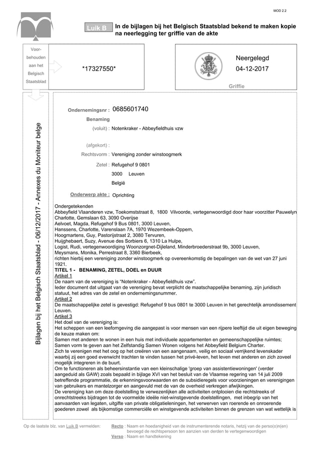 Magda Aelvoet richt vzw op | PDF