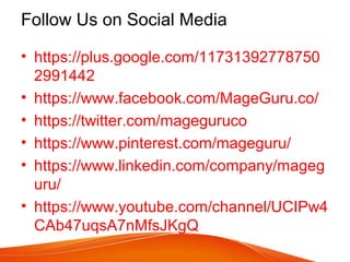 Mageguru - magento custom module development | PPT