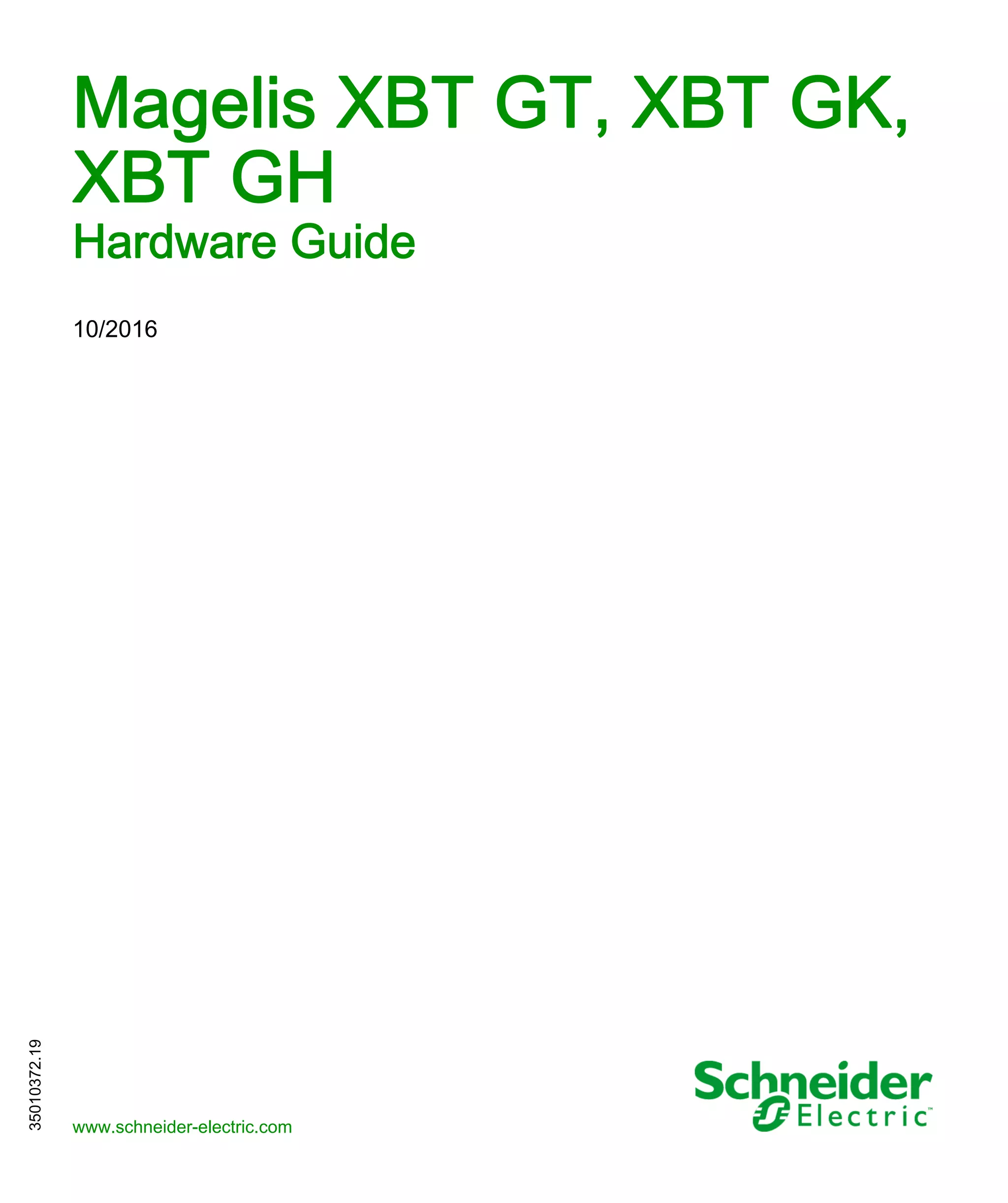 Magelis xbt gt, xbt gk 2016 | PDF | Computer Peripherals | Computing