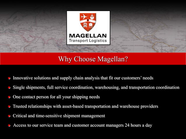 Magellan General Presentation Overview | PPT