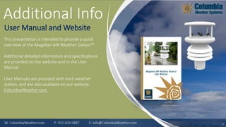 User Guide: Magellan MX™ Weather Station | PDF