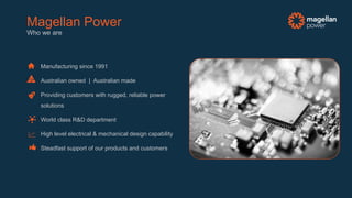 Magellan Power - High Reliability Australian Technology Innovative ...