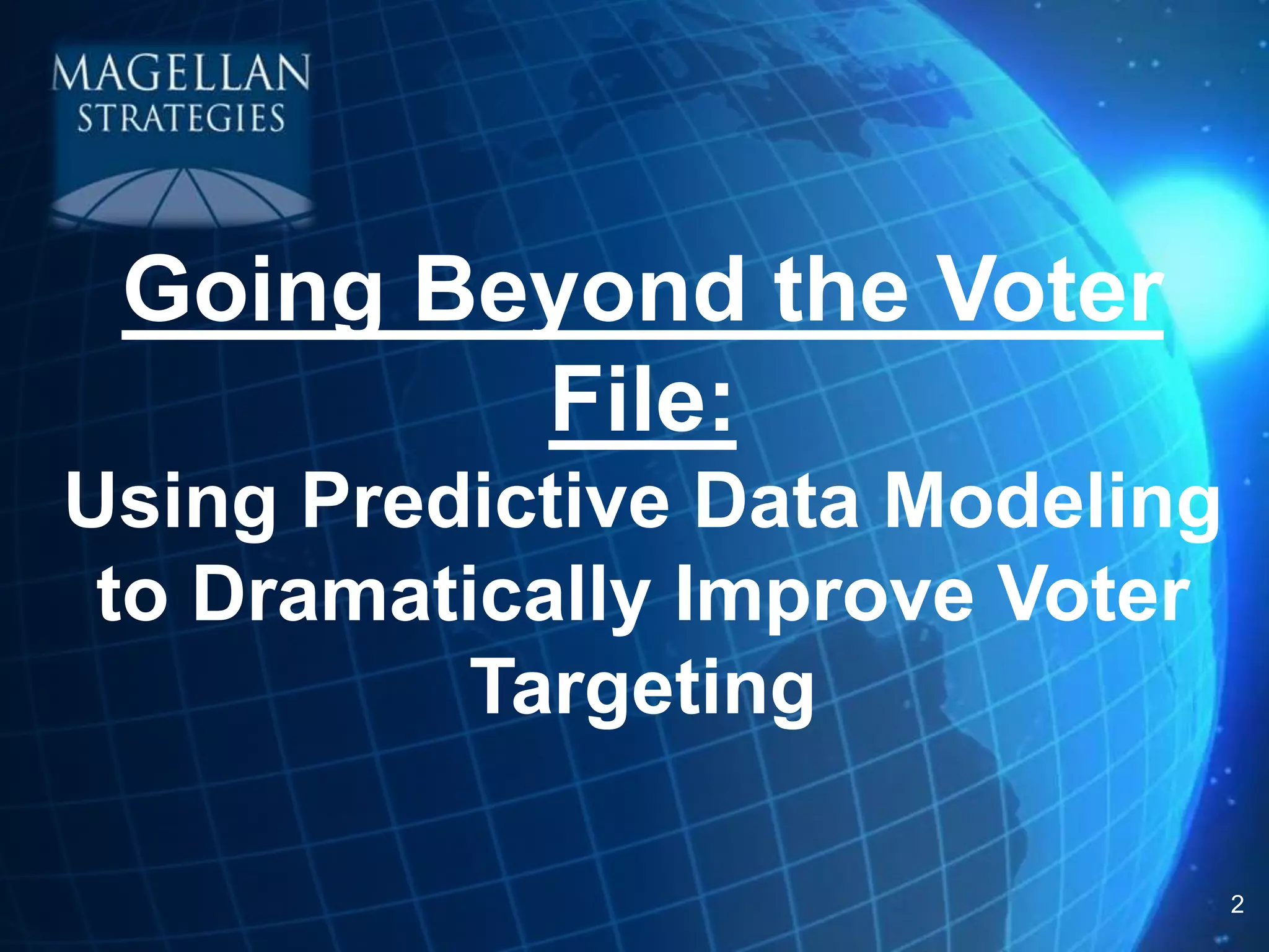 Magellan Strategies Colorado Voter Segmentation Overview 052114 | PPT