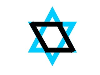 Magen David alphabet HEBREW | PPS