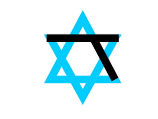 Magen David alphabet HEBREW | PPS