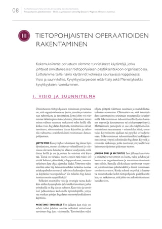 Magenta advisory: Tietopohjainen päätöksenteko - onko organisaatiosi valmis big dataan? | PDF