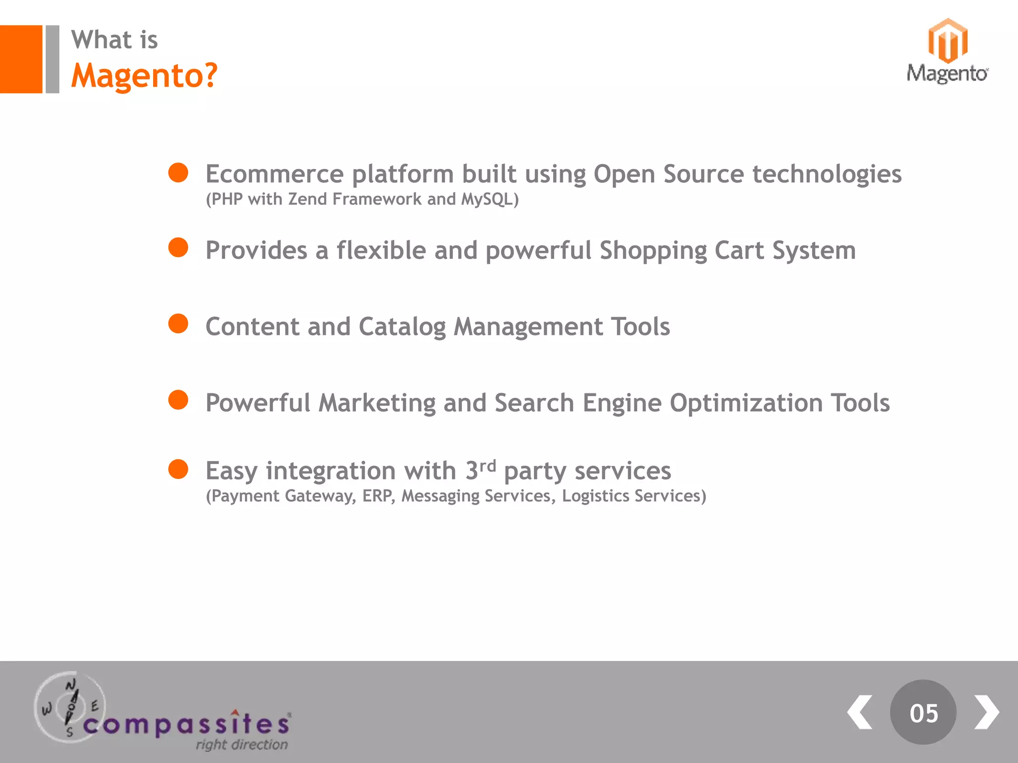 Tech talk - Magento - By Shanmuga Prabu | PPT