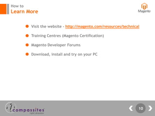 Tech talk - Magento - By Shanmuga Prabu | PPT