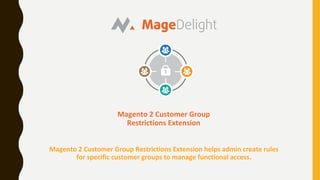 Restrict Visitors using Magento 2 Customer Group Restriction Extension | PPT