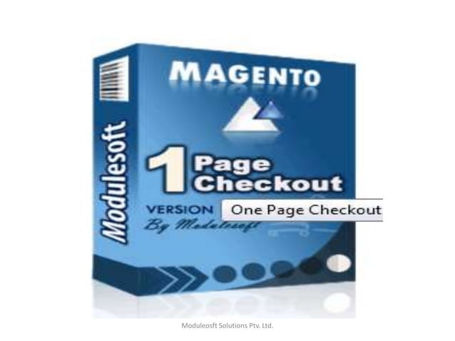 Magento 1 page checkout by Moduleosft | PPT