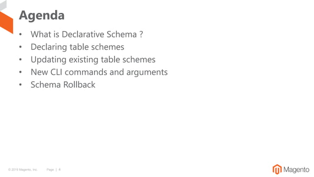 Magento 2 Declarative Schema | PPT Magento 2 Declarative Schema | PPT