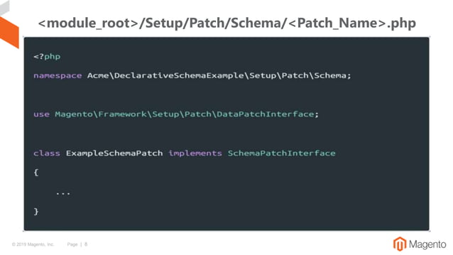 Magento 23 Schema And Data Patches Pptx Web Development Internet