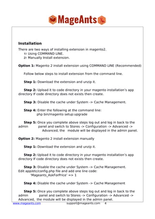 Magento 2 call for price | PDF | Free Download