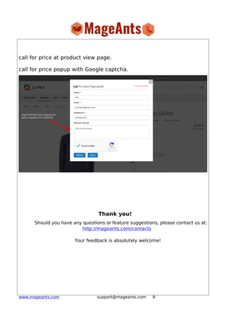 Magento 2 call for price | PDF | Free Download
