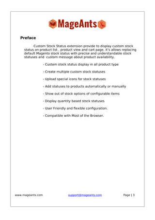 Magento 2 custom stock status | PDF | Technology & Computing