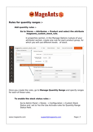 Magento 2 custom stock status | PDF | Technology & Computing