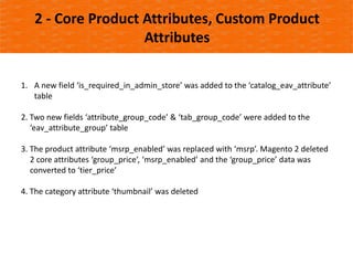 Magento 1 vs Magento 2 Database Structure | PPT
