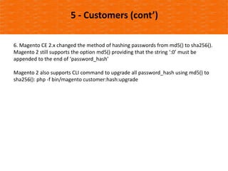 Magento 1 vs Magento 2 Database Structure | PPT