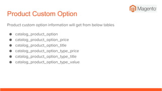 Magento 2 Database Tables, Schema, Main tables for main features of Magento 2.2.2 version | PPT