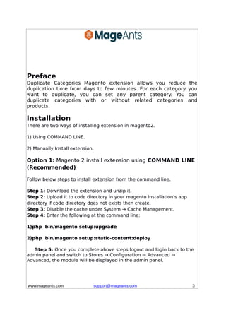 Magento 2 Duplicate Category | PDF