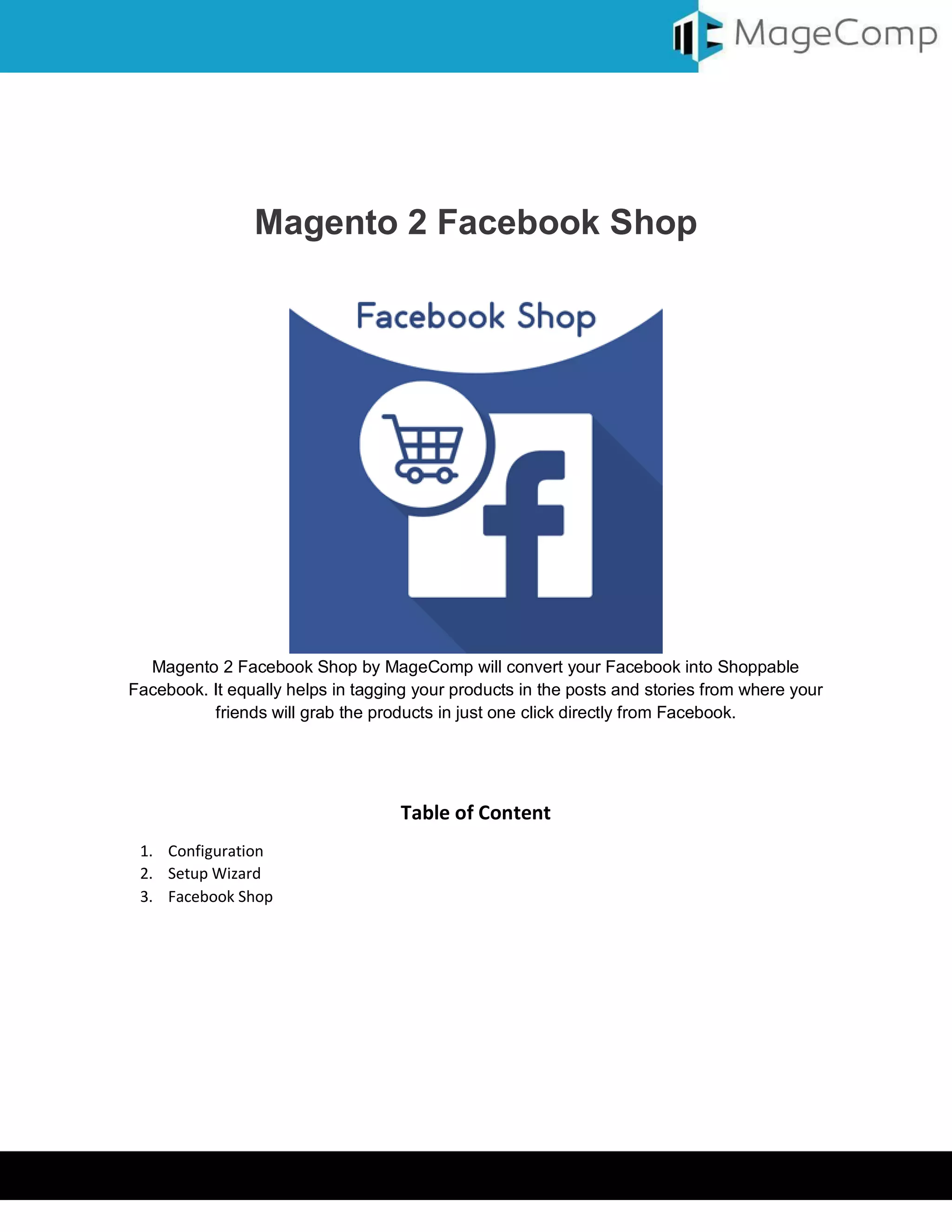 Magento 2 facebook shop | PDF