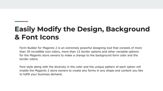 FORM BUILDER FOR MAGENTO 2 | PPT