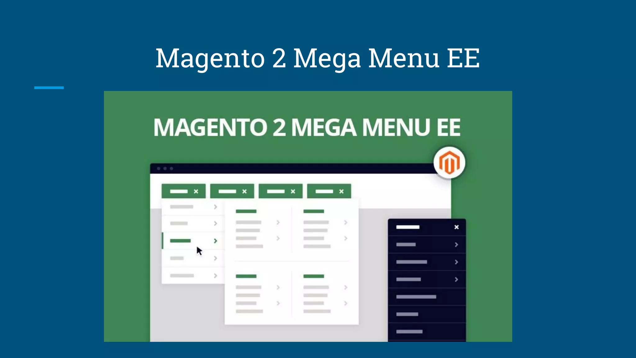 Magento 2 Mega Menu Ee Drag And Drop Menu Builder Ppt