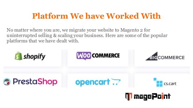 Magento 2 migration services | PDF | Web Development | Internet