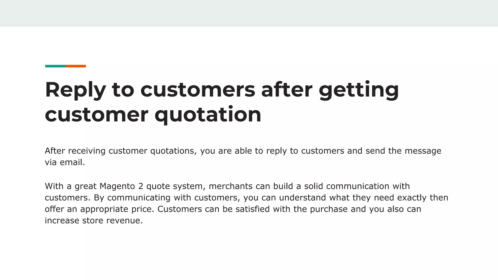 Magento 2 Request For Quote | PPTX