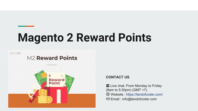 Magento 2 Reward Points | PPTX | Coupons and Discounts | Shopping
