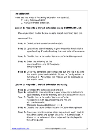 Magento 2 Spam and Bot Blocker | PDF