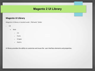 Magento 2 UI Components Overview | PPTX