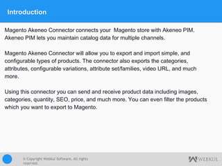 Magento Akeneo PIM Connector | PPTX