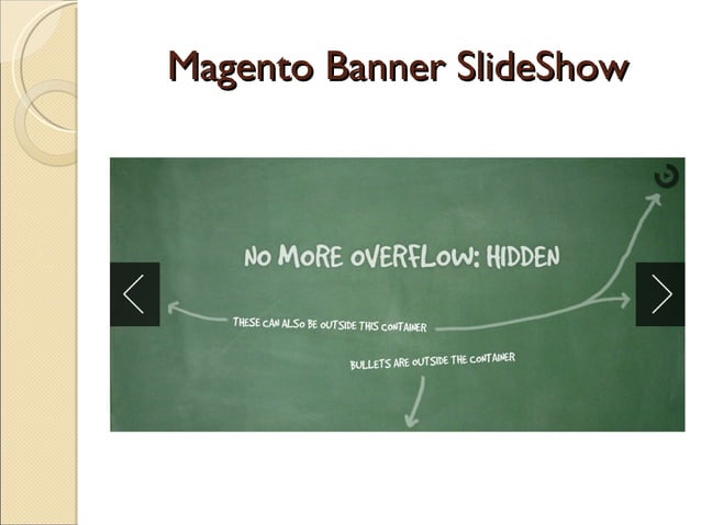 Magento Banner Slideshow | PPT