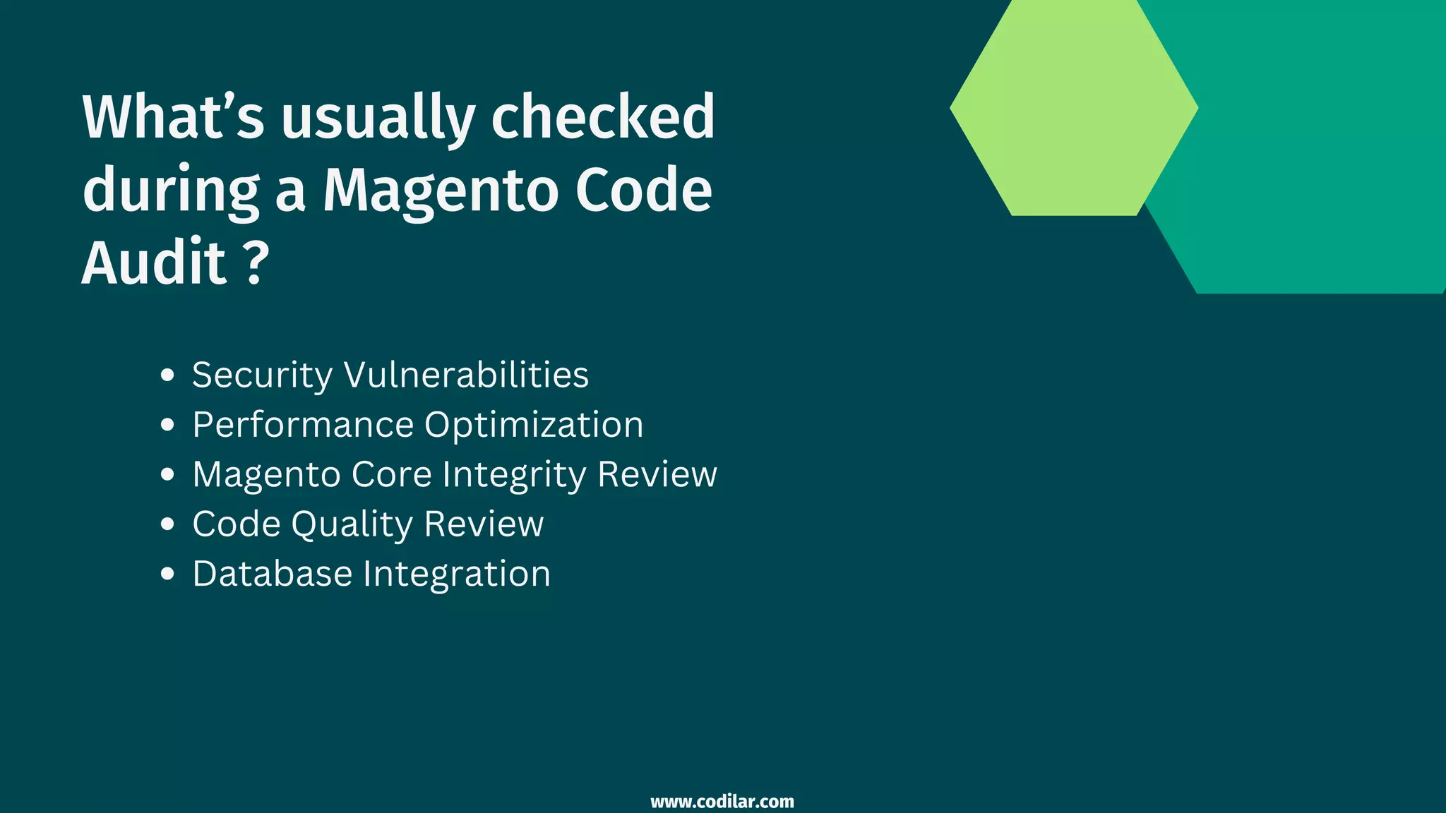 Magento Code Audit Process Ppt