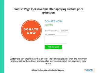 Magento Custom Price extension: User Guide | PPT