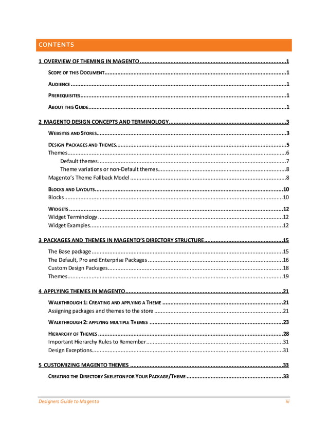 Magento Design Guide | PDF