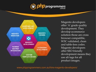 Magento developers | PPT