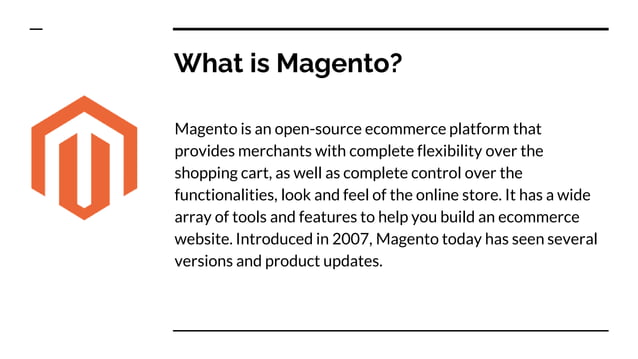 Magento Overview | PPTX