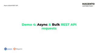 Async & Bulk REST API new possibilities of communication between systems | PPT