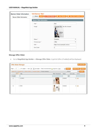 Magento Mobile App Builder, Mobile App For Magento Ecommerce Store - AppJetty | PDF