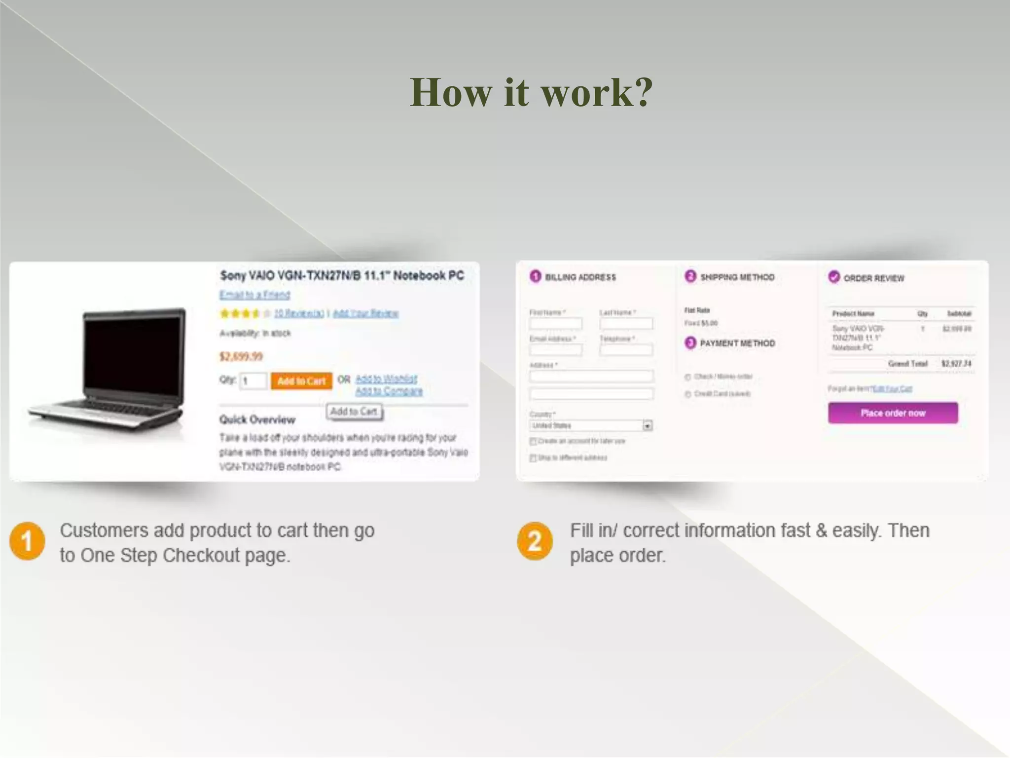 Magento One Page Checkout | PPT